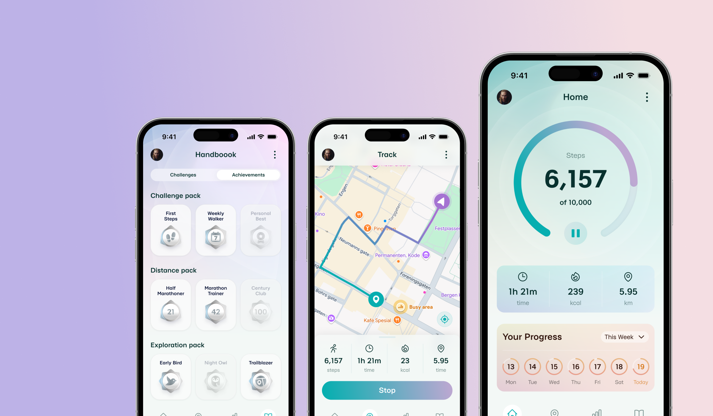 Interactive Walking App | Leobit